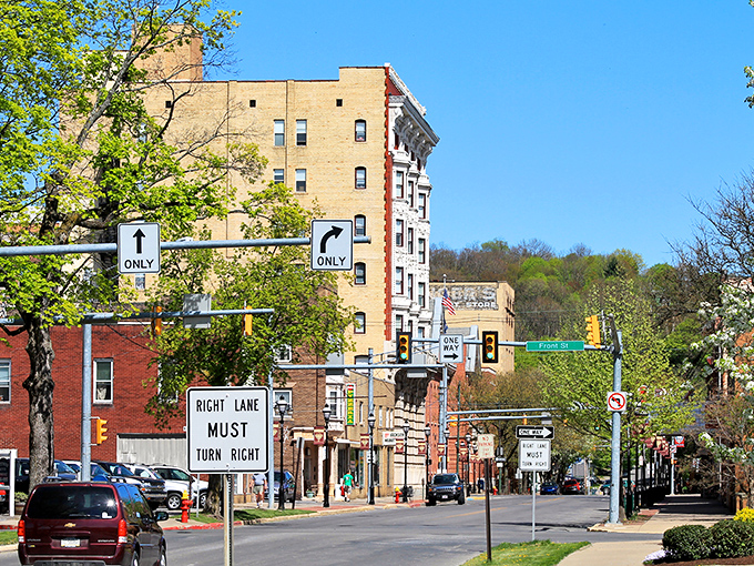 Downtown Clearfield greets visitors with historic architecture and small-town charm that feels like stepping into a Norman Rockwell painting come to life.