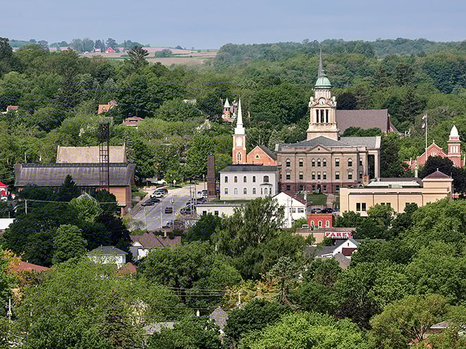 Decorah's rolling hills and historic architecture create a postcard-perfect scene that your retirement savings will actually appreciate.