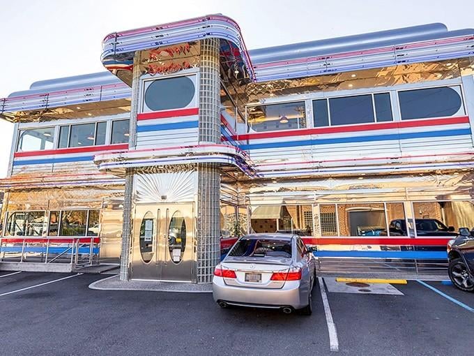 That chrome exterior isn't just for show—it's basically a beacon calling every hungry soul within a five-mile radius.