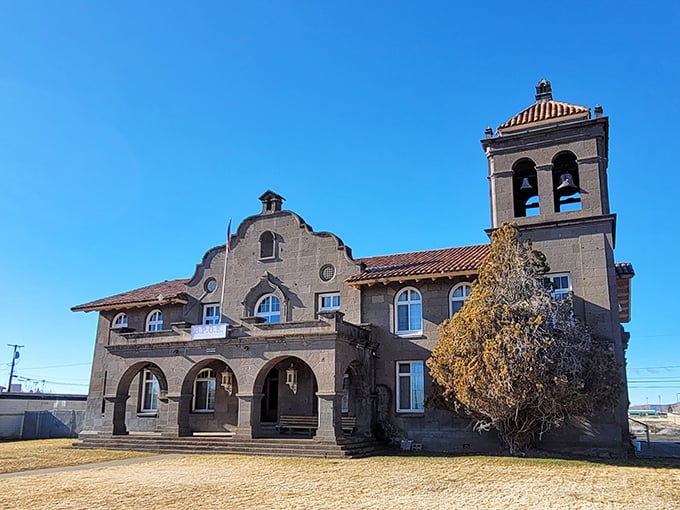 The Elks Lodge building looks like it could tell stories that would make your grandfather blush, with architecture that whispers "Prohibition era secrets."