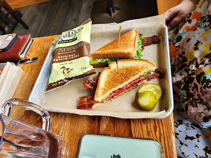 The BLT gets a smokehouse makeover, proving that even classics can be elevated when barbecue expertise enters the chat.
