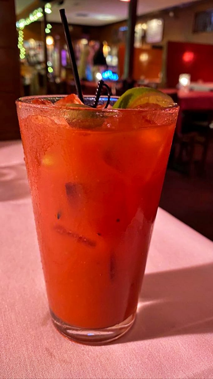 The Bloody Mary here doesn't just complement your meal—it's practically a meal itself, with enough spice to wake up your taste buds.