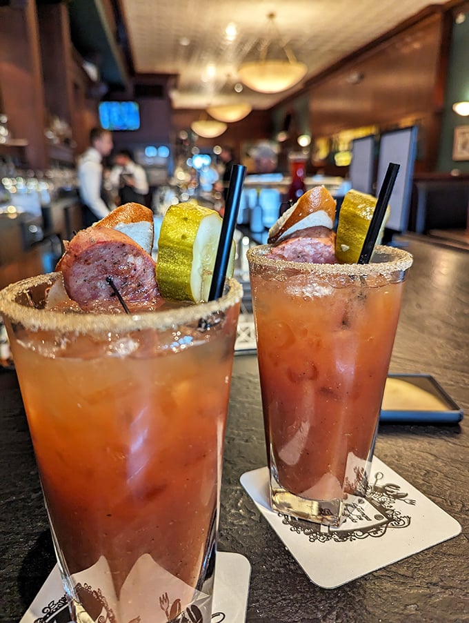 These aren't just Bloody Marys—they're meal-in-a-glass masterpieces that make Sunday brunch feel like a celebration, even if it's Wednesday.
