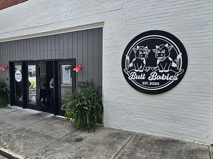 Bull Babies' whimsical storefront promises the kind of local shopping experience Amazon can't package, no matter how fast they ship.