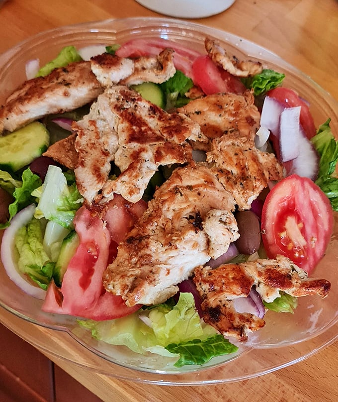 A chicken salad that doesn't apologize for being healthy—because with ingredients this fresh, virtue tastes pretty darn good.