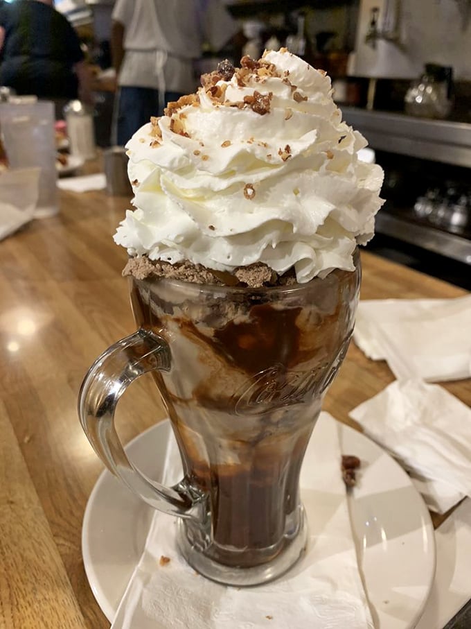When coffee meets dessert, magic happens. This towering creation is what childhood dreams and adult indulgences are made of.