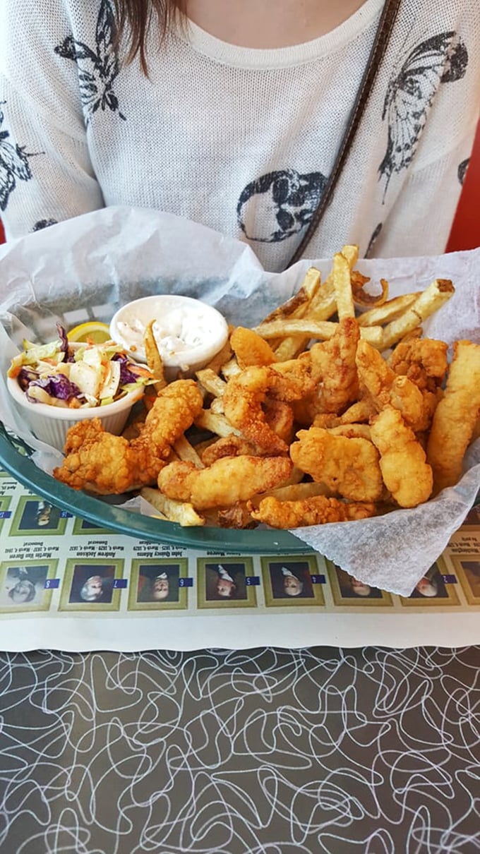 Seafood at a diner? When it's golden-fried clam strips this perfect, absolutely. Connecticut's coastal influence makes a delicious cameo appearance.