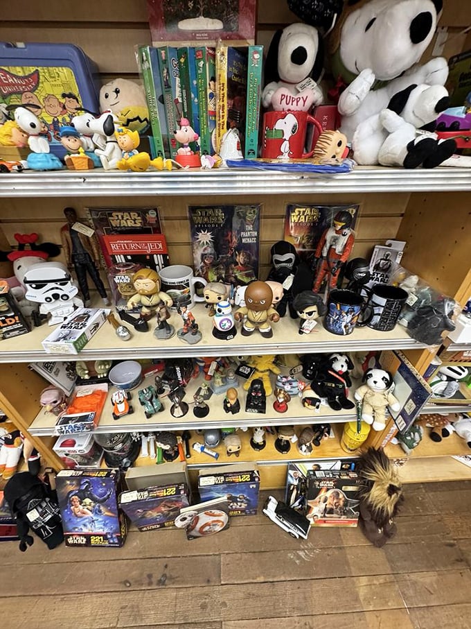 Star Wars meets Peanuts in this galaxy of childhood nostalgia. Somewhere, a 55-year-old man is explaining to his wife why they "need" this.