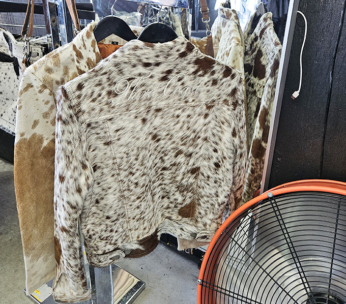 Not just cowhide—wearable Texas heritage. These spotted beauties transform ordinary outfits into statements that whisper, "I've got a little ranch in my soul."