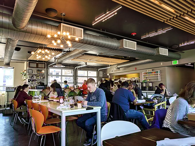 Even on busy mornings, the atmosphere remains convivial rather than chaotic—a testament to staff who move with the precision of a well-rehearsed dance company.