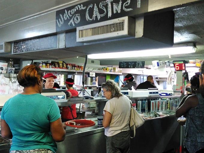 Where strangers become friends over the universal language of "mmm" and "have you tried the brisket yet?"