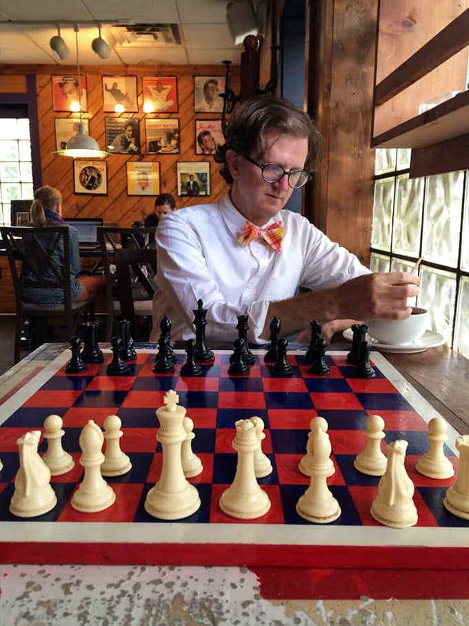 Chess and coffee – where Akron's thinkers ponder their next move while fueled by exceptional brews.