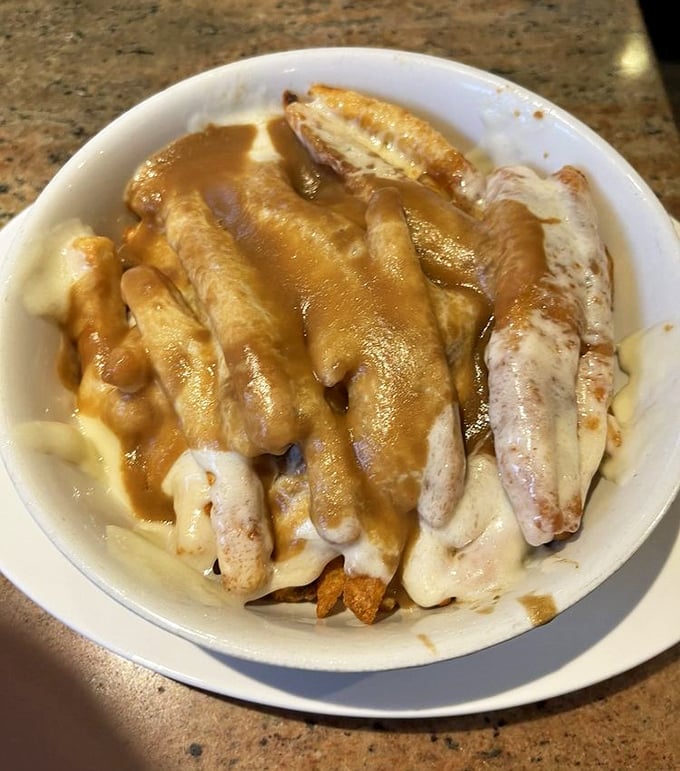 Disco fries – New Jersey's glorious answer to poutine – where gravy and melted cheese transform ordinary potatoes into extraordinary comfort.