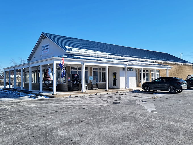 The quintessential roadside diner experience awaits at this unassuming spot, where locals gather for morning coffee and visitors discover what "homestyle" really means.