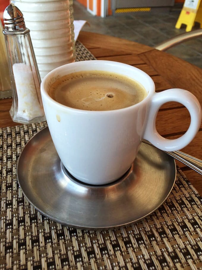 European coffee served properly – because life's too short for weak coffee and fake friends.