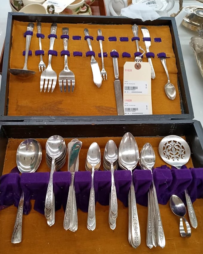 Silverware sets that have seen more dinner parties than you have – ready to elevate your table setting from "takeout night" to "fancy feast."