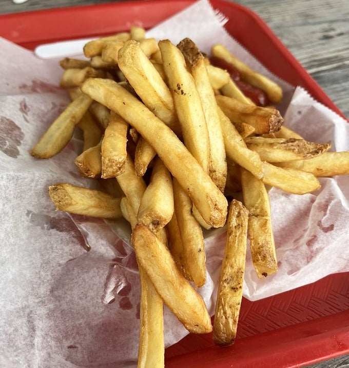 French fries that achieve the perfect balance—crispy exterior, fluffy interior. These golden treasures deserve their own food group classification.