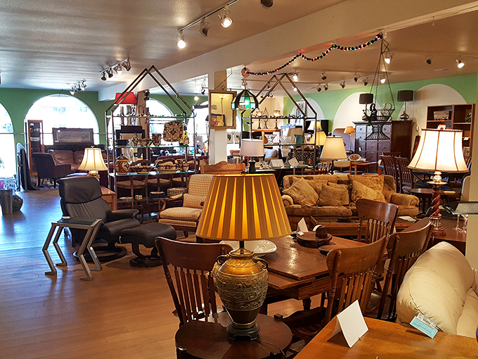 The furniture section could furnish an entire HGTV show. "Thrift Store Flip" would be redundant here—these pieces already look camera-ready.