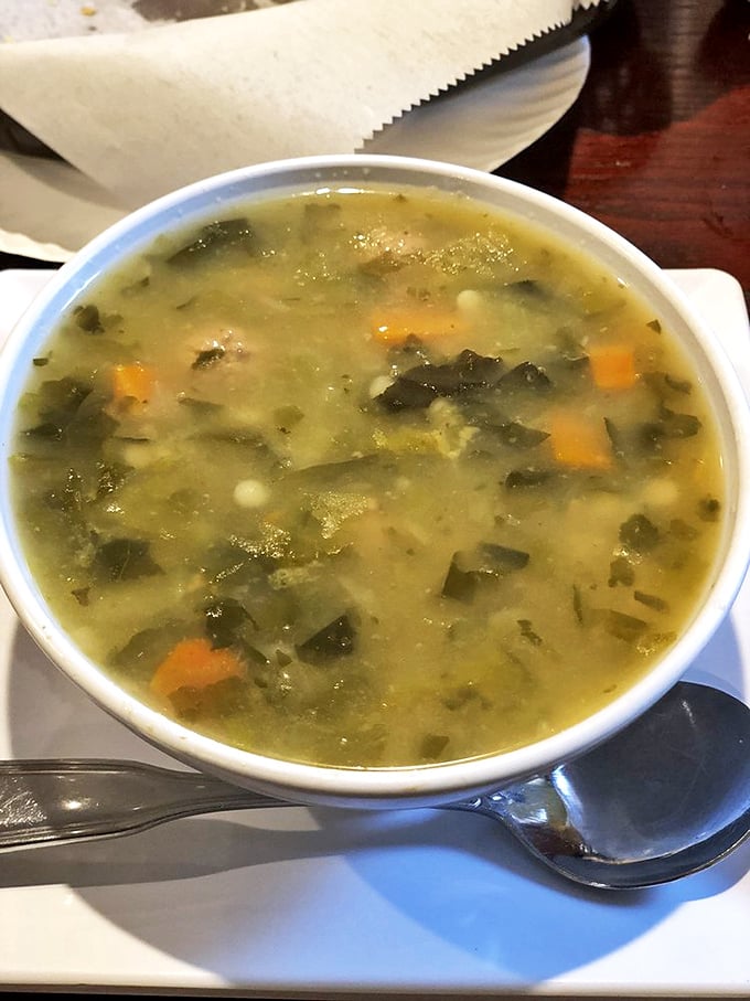 Italian wedding soup that's better than most actual weddings – and nobody has to do the chicken dance.