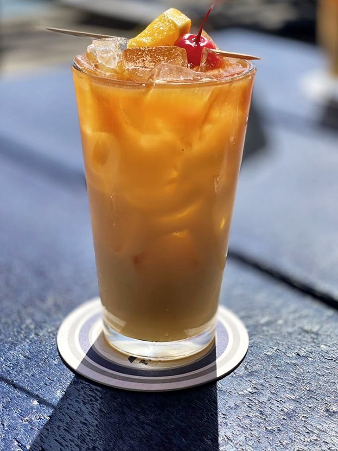 A Painkiller cocktail that lives up to its name—tropical, potent, and guaranteed to make you forget about your inbox for a few blissful hours.