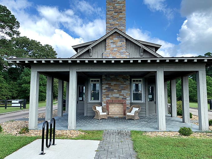 The visitor center's thoughtful design blends modern comfort with traditional elements—like the architectural equivalent of comfort food with a gourmet twist.