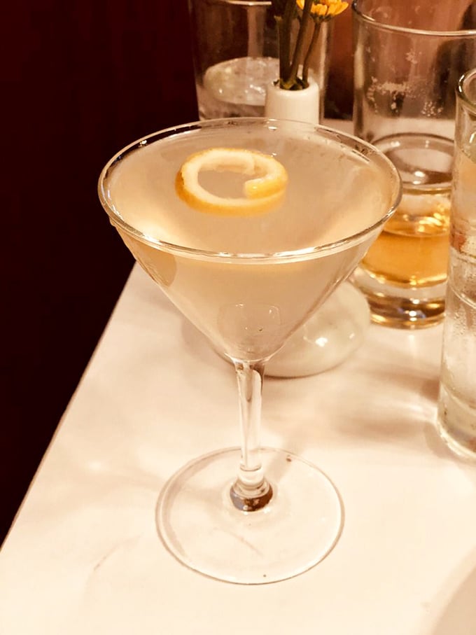 The martini – civilization's greatest achievement. Crystal clear, ice cold, with a twist that's not just garnish but a necessary exclamation point.