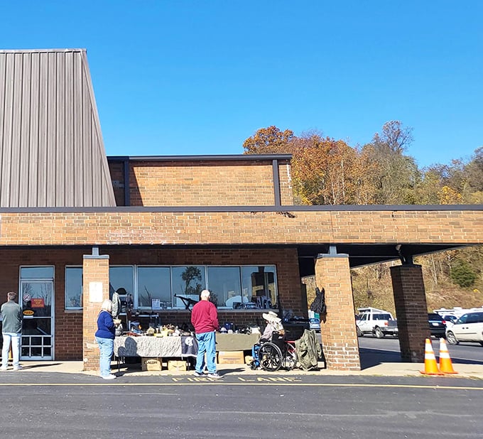 Small-town commerce happens at human scale—where shopping isn't just transactions but conversations, and "how's your mother feeling?" precedes the credit card.