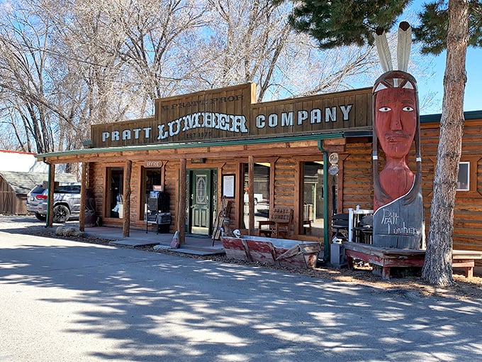 Pratt Lumber Company's rustic storefront, where they still know the difference between a Phillips and a flathead.