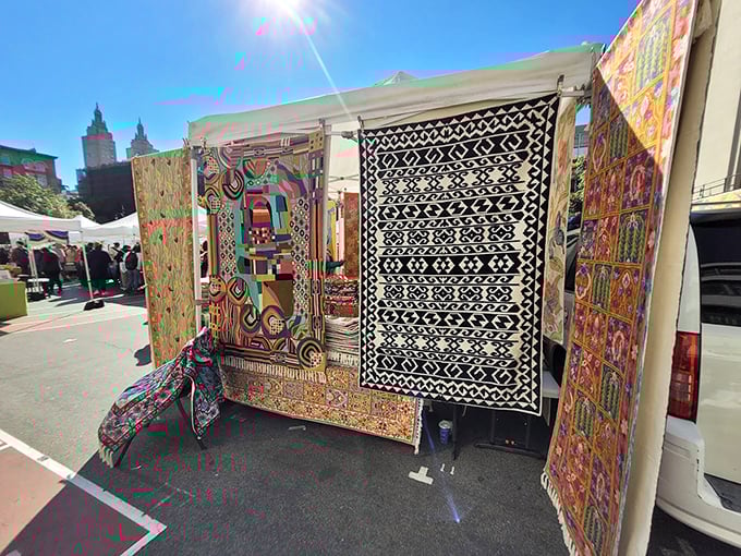 Handwoven rugs tell stories of distant lands while transforming concrete jungle apartments into cozy sanctuaries one square foot at a time.