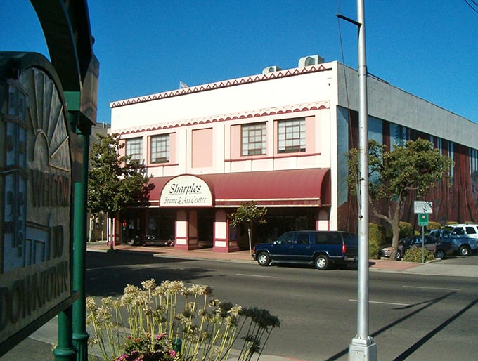 Sharples Frame & Art Center adds cultural texture to downtown, where shopping local isn't just trendy—it's tradition.