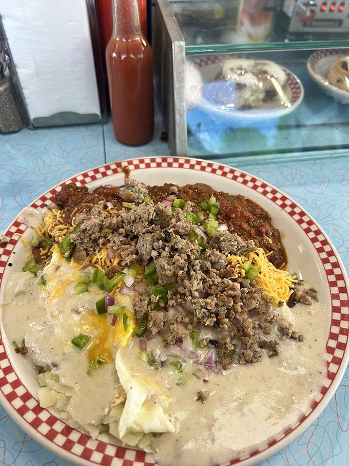 This isn't just breakfast—it's a declaration of abundance. Three different textures, colors, and food groups in perfect harmony.