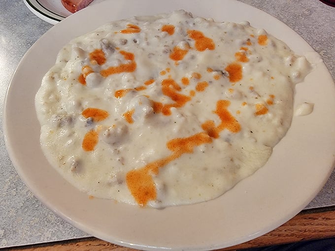 This creamy, paprika-speckled dish might look mysterious to the uninitiated, but locals know it's comfort in a bowl, best enjoyed with a side of toast for dipping.