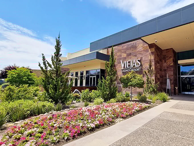 The adjacent Viejas Casino & Resort stands ready to welcome weary shoppers for an overnight stay or a different kind of spending adventure.
