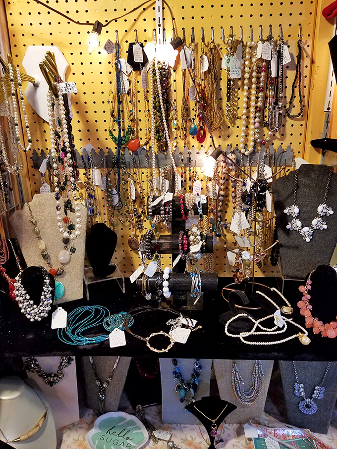 Jewelry displays that transform "I'm just browsing" into "I'll take three necklaces and that bracelet" faster than you can say "bargain."