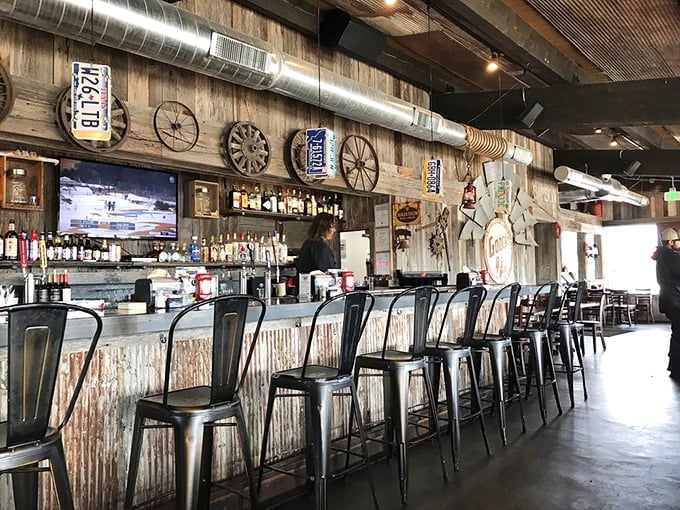 A bar that understands its purpose – to provide liquid companionship to some of the best barbecue conversations you'll ever have.