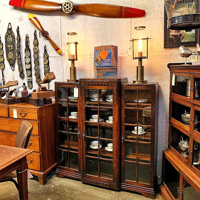 These aren't just bookcases—they're time capsules of craftsmanship from when furniture was built to outlast its owners.