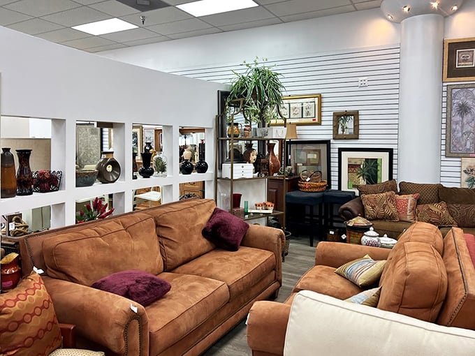 These caramel-colored sofas aren't just seating—they're an invitation to reimagine your living room without decimating your savings account.