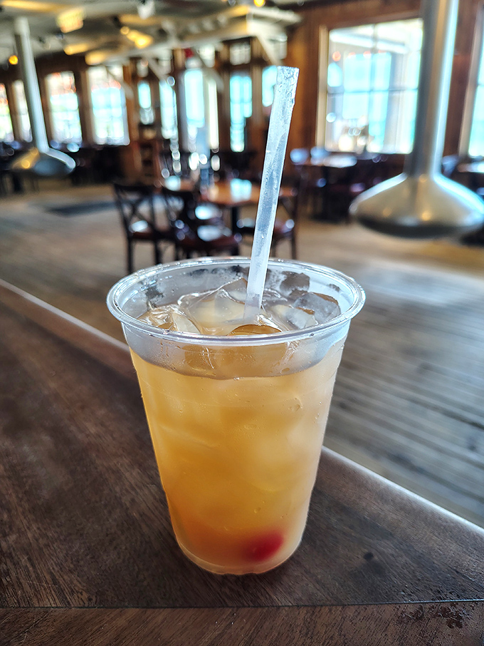 A vacation in a glass—this cocktail promises to erase your worries faster than deleting work emails on PTO.