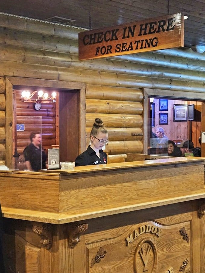 "Check in here for seating" – four words that begin the journey to what might be the best meal of your Utah adventure.