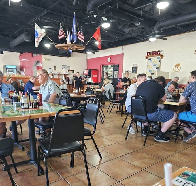 The true measure of a local joint: a dining room filled with regulars who know exactly what they're about to order.