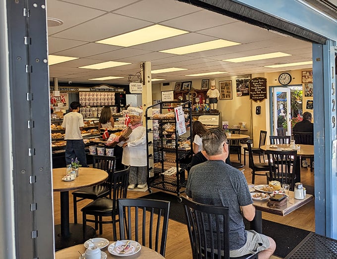 Where pastry dreams come true—a room where calories don't count and "I'll just have one" becomes the day's biggest fiction.