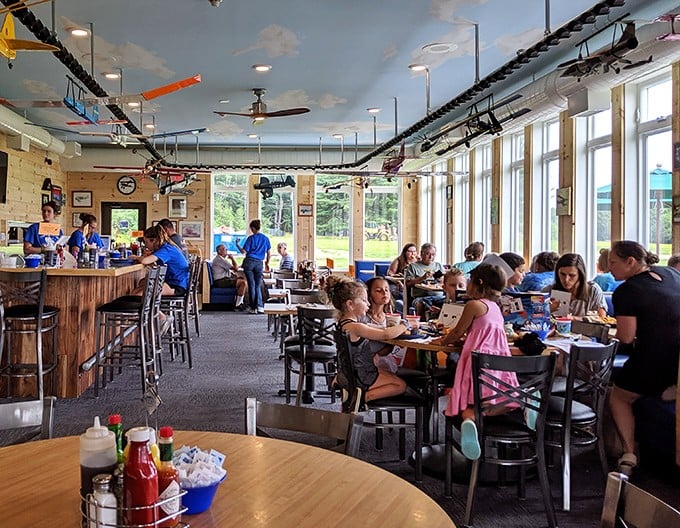 The true measure of a great breakfast spot? A dining room filled with happy patrons too busy enjoying their food to notice they're being photographed.