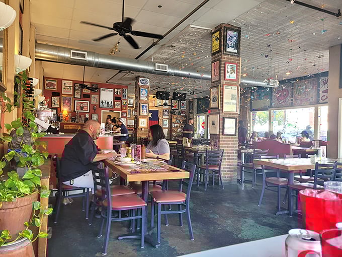 Where strangers become regulars and regulars become family – the dining room hums with the satisfied murmurs of people making memories over meals.