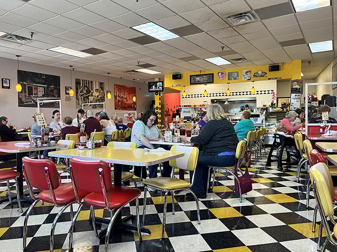 Locals fill the tables like they're in on a secret. In Minnesota, breakfast isn't just a meal – it's practically a town meeting.