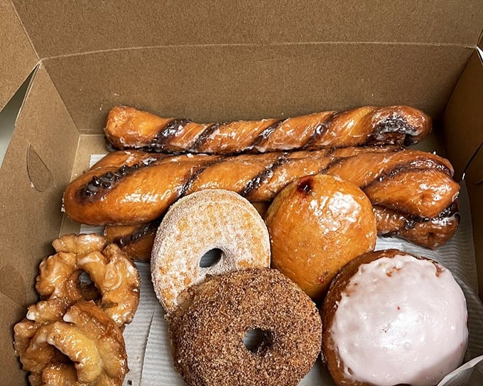 A box of assorted donuts from The Donut Man isn't just breakfast—it's a family heirloom that rarely survives long enough to be inherited.