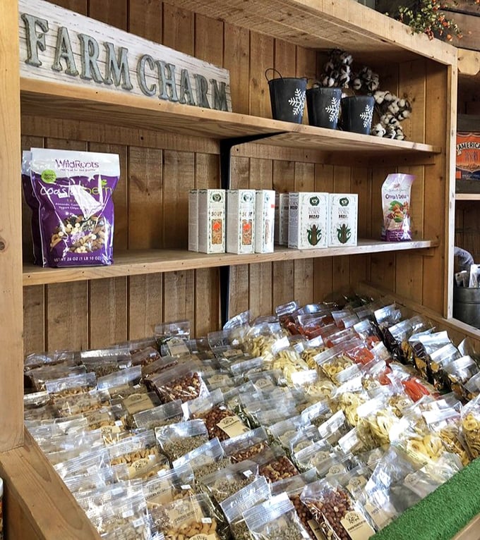 "Farm Charm" isn't just a sign – it's a promise delivered one burrito at a time.