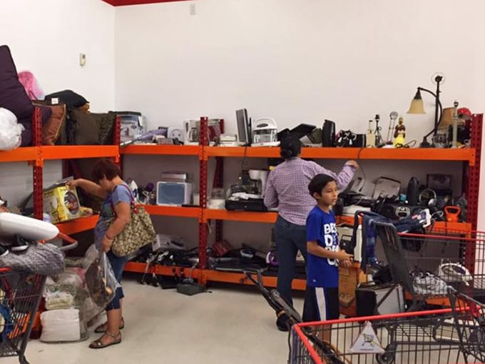 The electronics section is where old technology goes to find new homes and second chances.