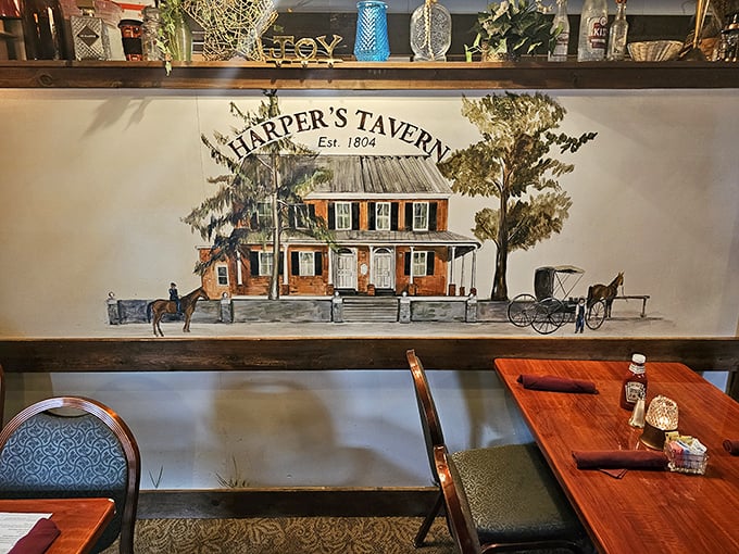 A mural depicting Harper's historic roots reminds diners they're part of a continuing story—one delicious chapter in Pennsylvania's rich culinary heritage.