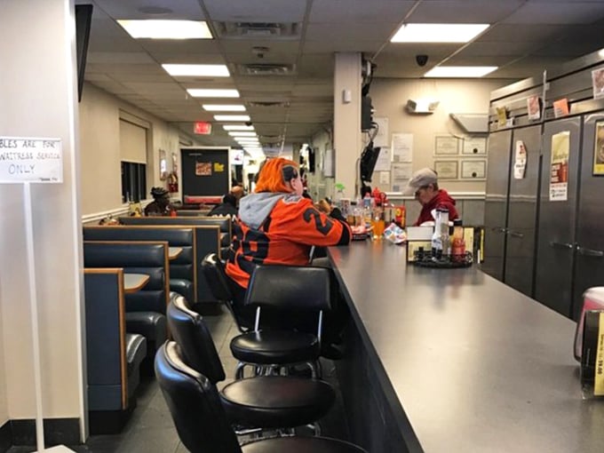 Where the magic happens – no fancy frills, just honest food served in an environment where the focus is squarely on the plate.