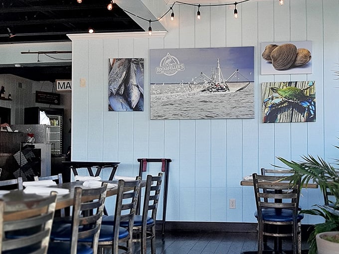 Coastal-inspired décor that doesn't hit you over the head with nautical clichés—just light, bright spaces that let the water views take center stage.